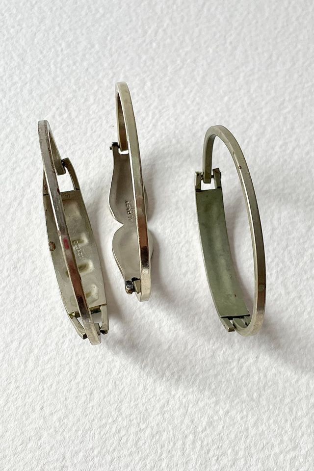 Stack of 3 Vintage Shell and Enamel Inlay Bracelets Selected by ...