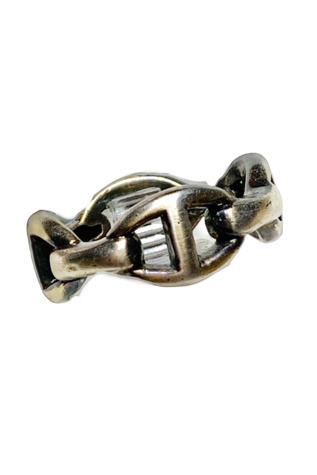 Vintage Sterling Silver Mariner Chain Ring Selected by Lux Revival ...