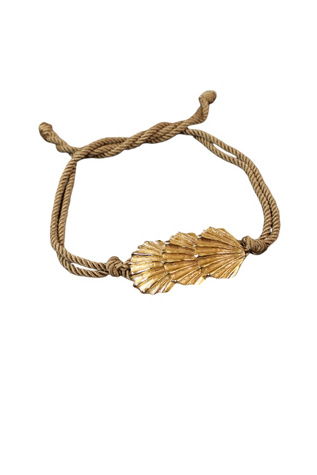 Vintage Gold Shell Belt On Cord Selected By Ankh By Racquel | Free People