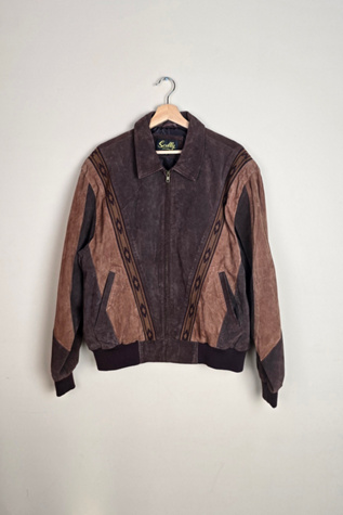 Vintage Scully Aztec Western Leather Jacket | Free People
