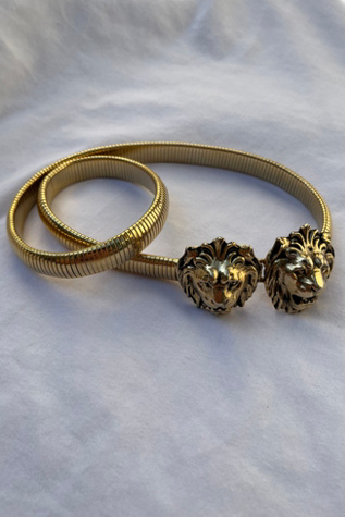 Gold Lion Chain Belt Selected by Wax Plant | Free People