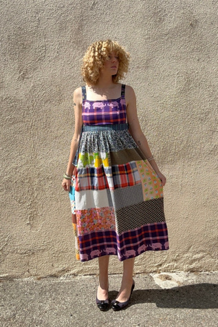 Vintage Handmade Patchwork Maxi Dress Selected by The Curatorial Dept ...