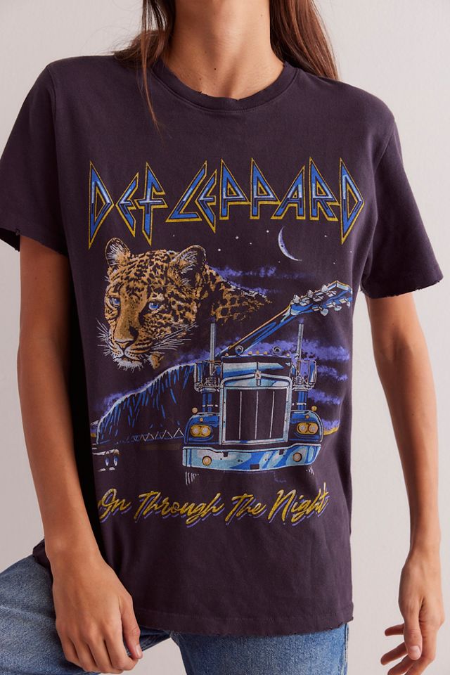 Def Leopard Through The Night Tee | Free People UK