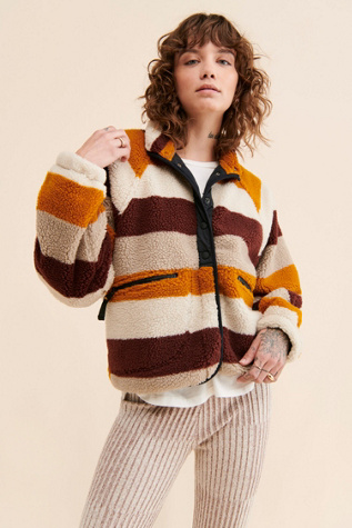 Hit The Slopes Printed Fleece Jacket | Free People