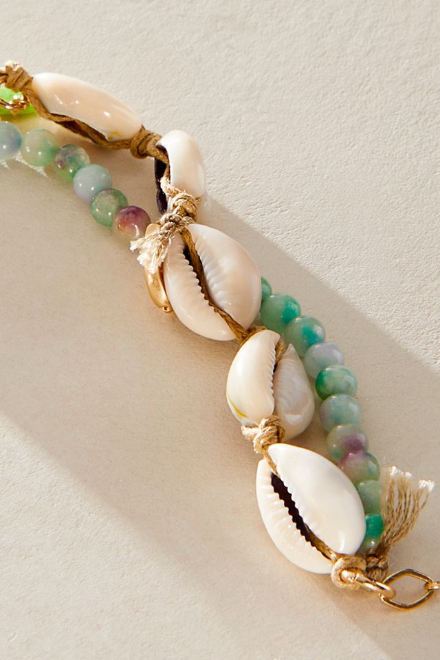 Ariana Ost Stella Shell Anklet | Free People