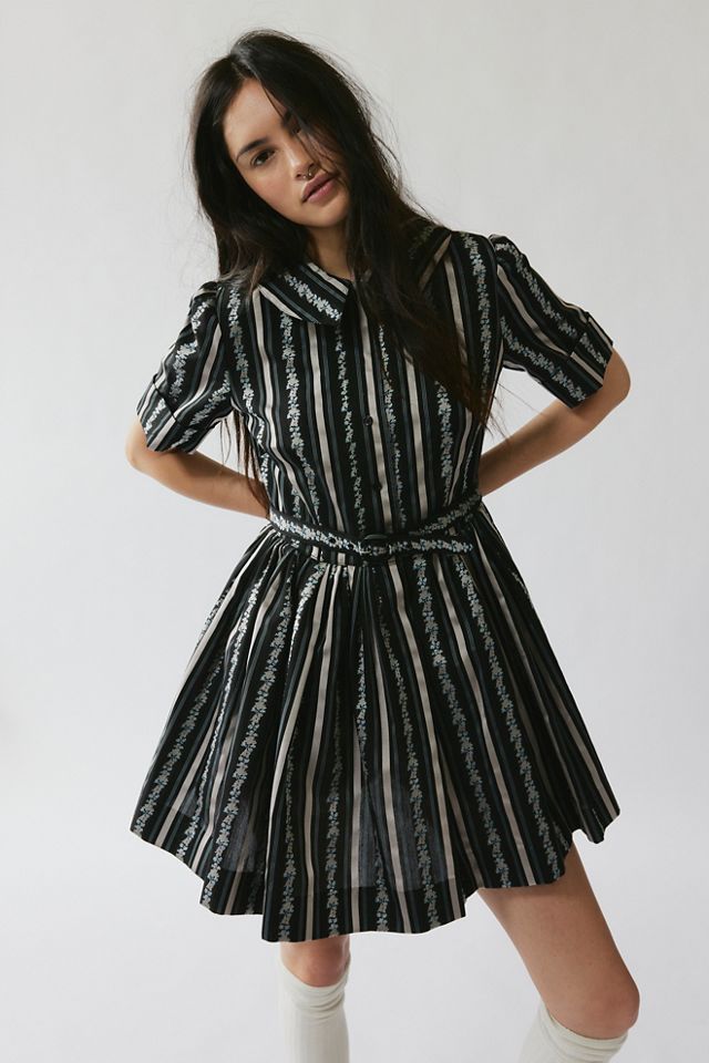 Anna Sui Belted Mini Dress | Free People