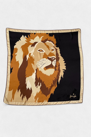 Giant Vintage Silk Lion Scarf Selected by MARMALADE | Free People