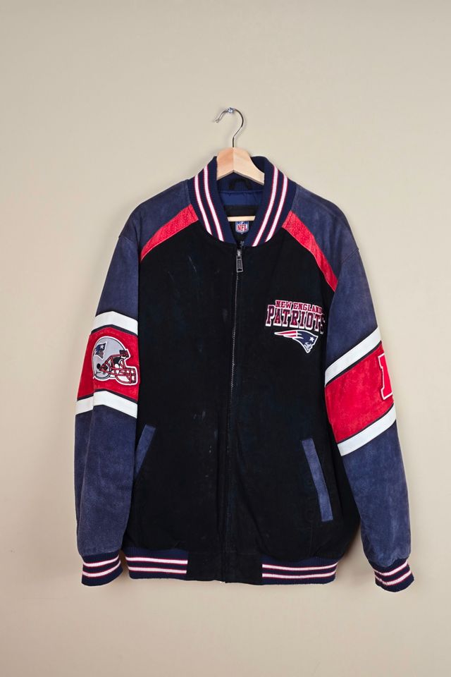 Vintage NFL New England Patriots Leather Jacket Selected By The Igala ...