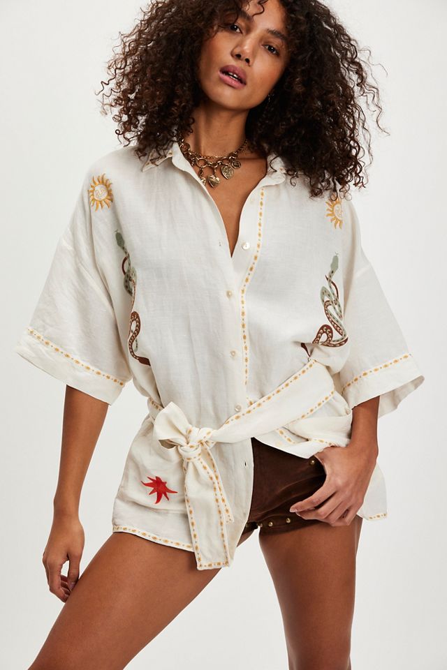 Kinga Csilla Hestia Token Shirt | Free People UK