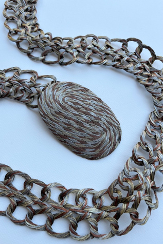 Tri Color Wire Belt Selected by Wax Plant | Free People