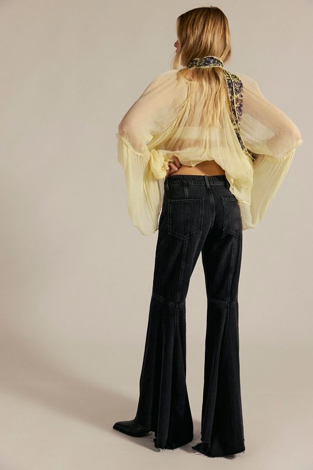 We The Free Live Wire Flare Jeans | Free People