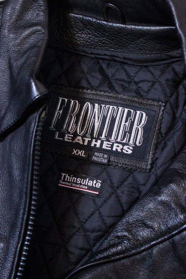 Vintage Frontier Leathers Rose Fringe Leather Jacket Selected by Black ...