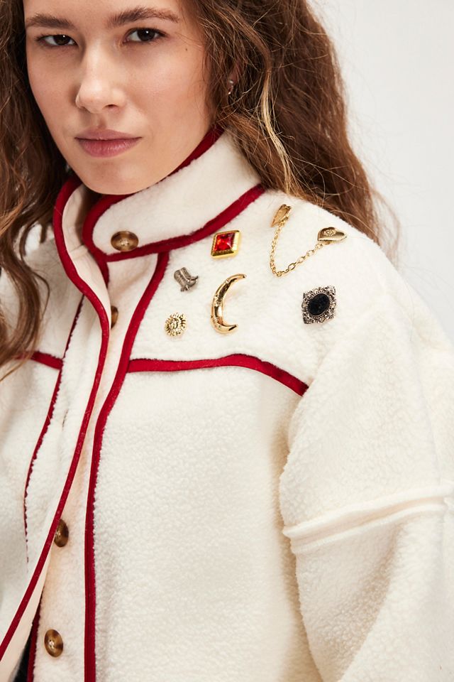 Cardigan Douillet Brodé Tricia Fix | Free People FR