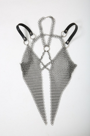 Y2K Chappell Roan Chain Mail Halter Top Selected by Love Rocks Vintage ...