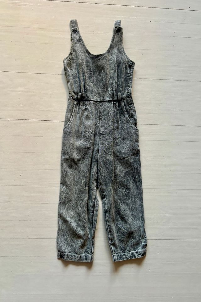 Vintage Acid Wash Cropped Overalls Selected by Atlantic Vintage | Free ...
