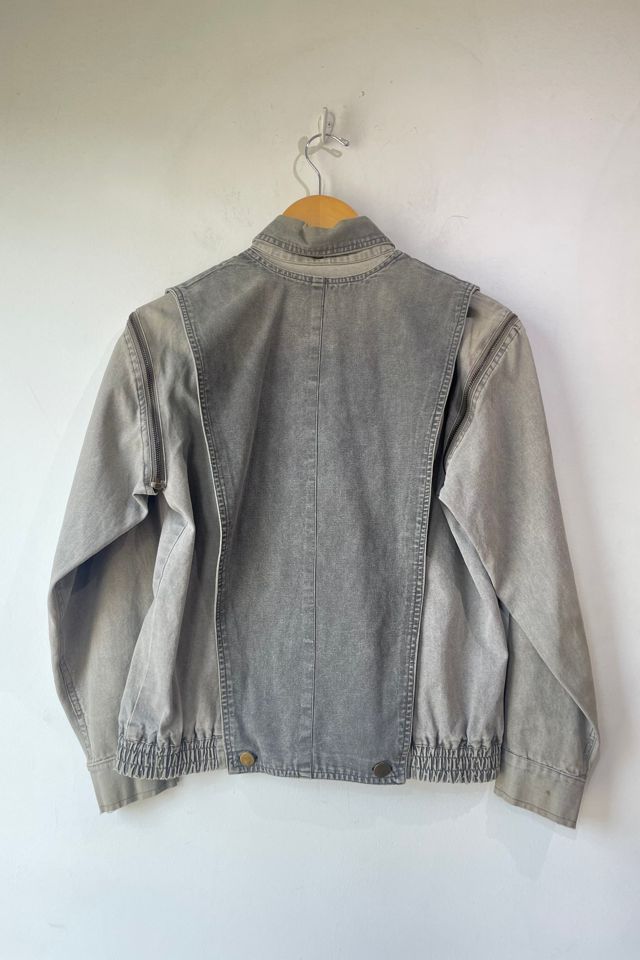 Vintage Gray Utility Multi-Zipper Jacket Selected by The Curatorial ...