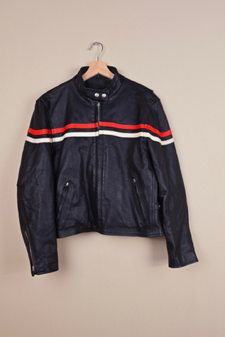 Vintage 90s Biker Leather Jacket (FP46) selected by The Igala NYC ...