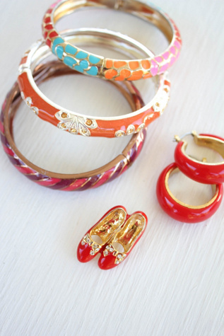 Vintage Ruby Red Slippers Brooch Pin Selected By Moons + Junes Vintage ...