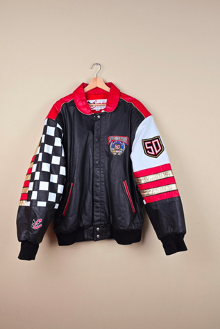 Vintage JH Design Jeff Hamilton 50th Anniv Leather Jacket Size XL ...