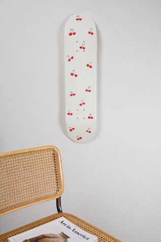 Boards By Gabs Cherry Print Skateboard Deck | Free People