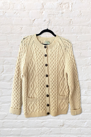 1960s Handmade Fisherman Knit Cardigan Selected By Ritual Vintage ...