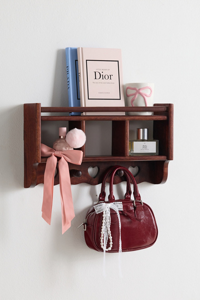 Millie Heart Wood Cut-Out Wall Shelf | Urban Outfitters