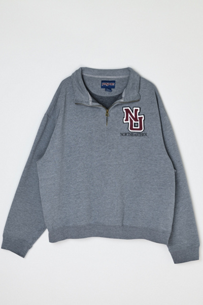 Vintage Y2k Northeastern University Quarter-Zip Sweatshirt | Urban ...