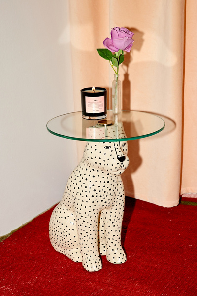 Cheetah Sculptural Side Table | Urban Outfitters