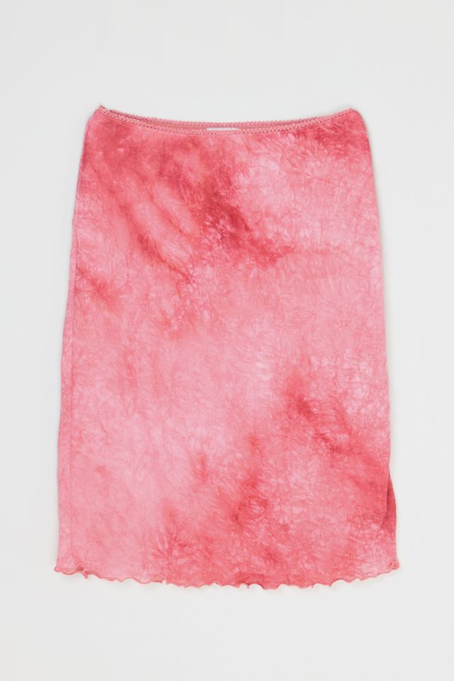 Vintage Y2k Pink Printed Midi Skirt | Urban Outfitters