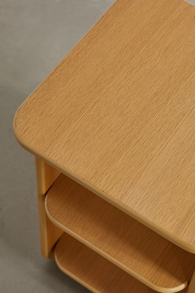 Silas Wood Storage Nightstand | Urban Outfitters