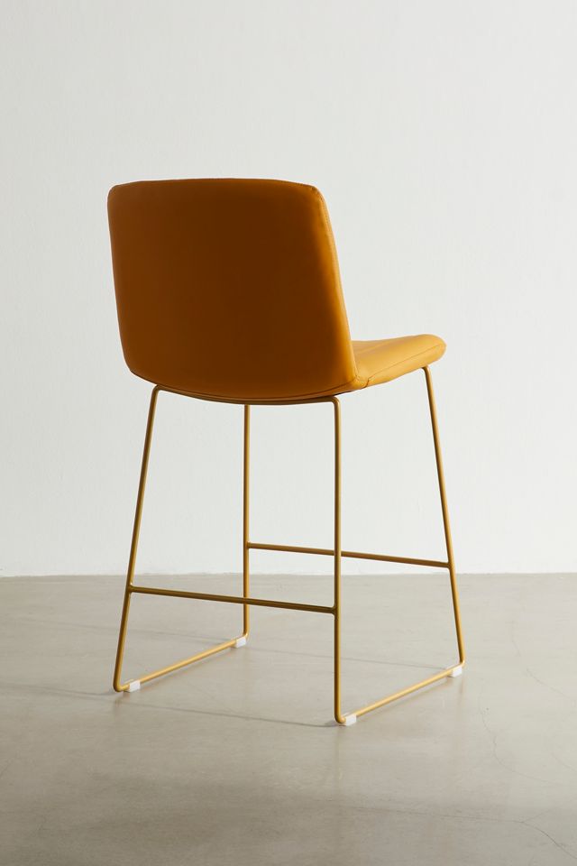 Moby Faux Leather Upholstered Counter Stool - Set Of 2 | Urban Outfitters