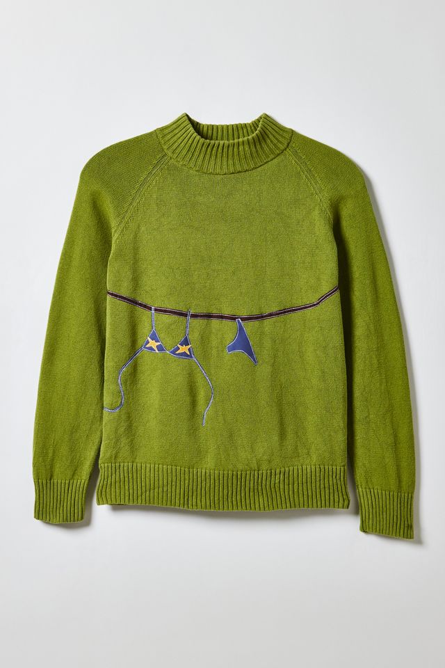Vintage By Magg’s Rags Bikini Patchwork Graphic Sweater | Urban Outfitters