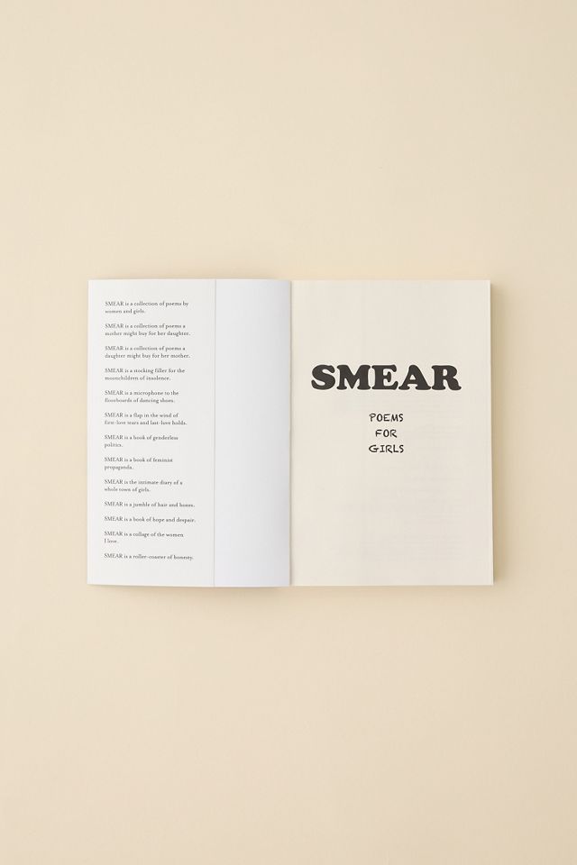 SMEAR: Poems For Girls By Greta Bellamacina | Urban Outfitters