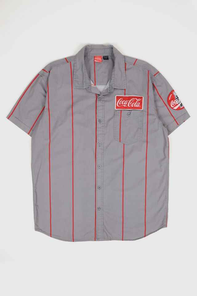 Vintage Coca-Cola Short Sleeve Button-Down Shirt | Urban Outfitters