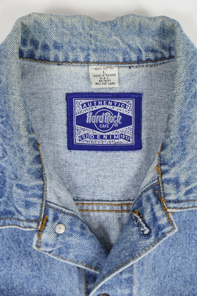 Vintage Hard Rock Philadelphia Denim Jacket | Urban Outfitters