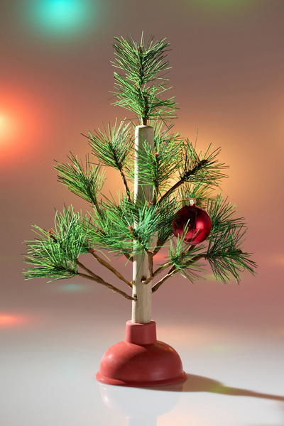 Plunger 15-Inch Holiday Tree | Urban Outfitters