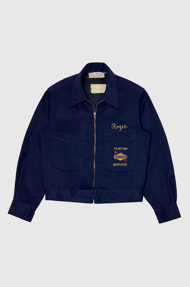 Vintage 1950's Sunoco Chainstitched Workwear Jacket | Urban Outfitters
