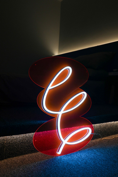 Echo Neon Curve Shape Neon Sign | Urban Outfitters