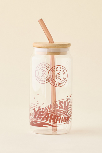 Chipotle UO Exclusive To-Go Glass Tumbler | Urban Outfitters