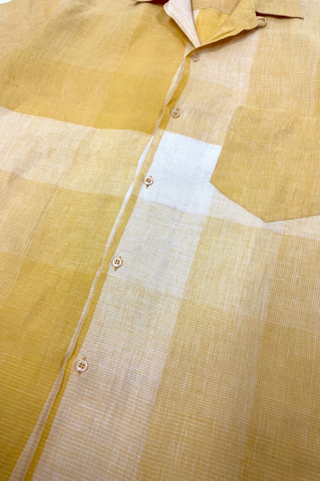 Vintage 1980's Maestrami Plaid Loop Collar Shirt | Urban Outfitters