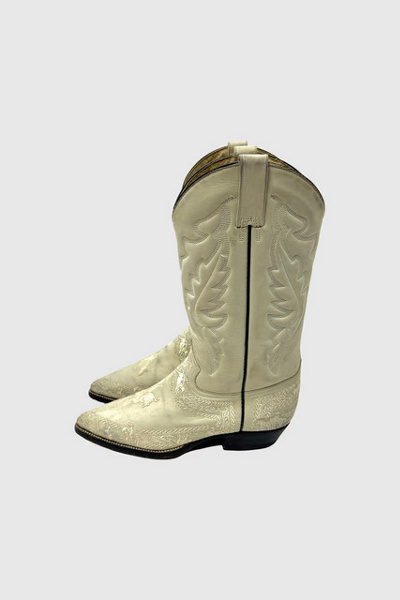 Vintage 1990's Rudel Embroidered Rodeo Cowboy Boots | Urban Outfitters