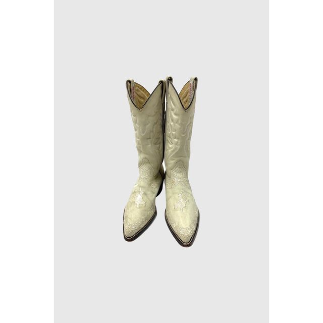 Vintage 1990's Rudel Embroidered Rodeo Cowboy Boots | Urban Outfitters