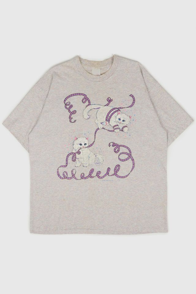 Vintage Cats Playing Tee | Urban Outfitters