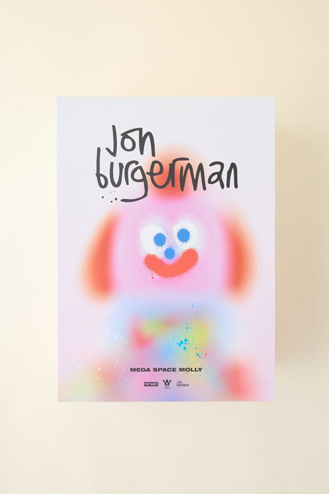 POP MART Mega Space Molly 400% Jon Burgerman Figure | Urban Outfitters