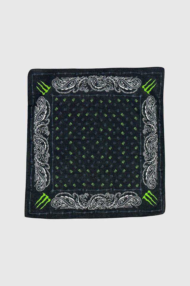 Vintage 2000's Monster Energy Drink Printed Bandana | Urban Outfitters