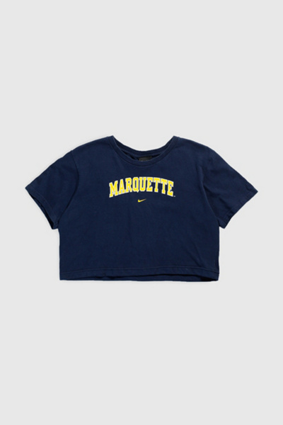 Frankie Collective Rework Marquette NCAA Crop Tee | Urban Outfitters