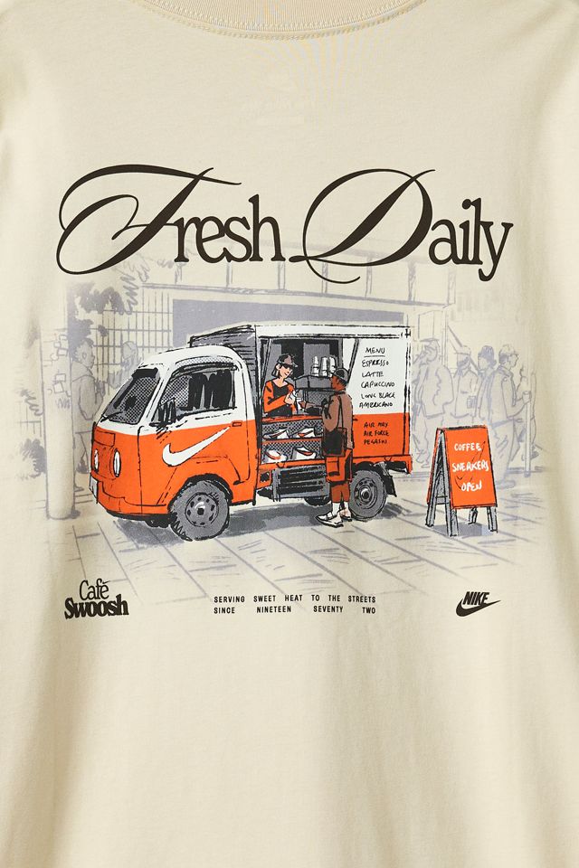 Nike Café Swoosh Graphic Tee | Urban Outfitters