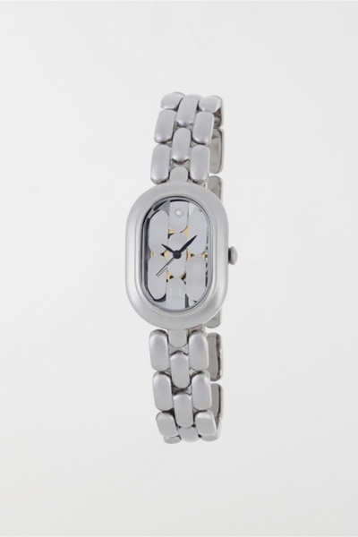 Fossil Sloan Quartz Silver Dial Watch | Urban Outfitters