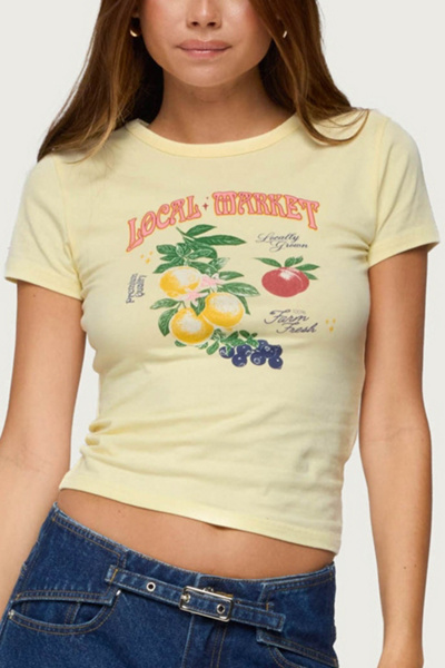 Edikted Local Market Graphic T-Shirt | Urban Outfitters