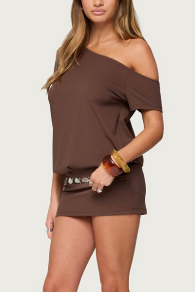 Edikted Dorie Off-The-Shoulder Mini Dress | Urban Outfitters